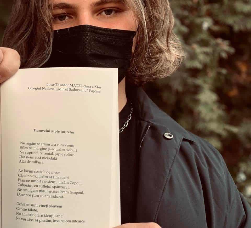 NewsPascani.com Pașcani, Târgu Frumos, Iași - Poezia unui elev de la Colegiul „Sadoveanu” a fost ...