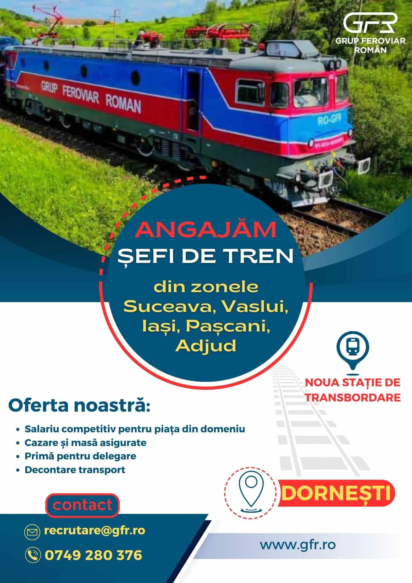 NewsPascani.com Pașcani, Târgu Frumos, Iași - Se caută șefi de tren cu ...