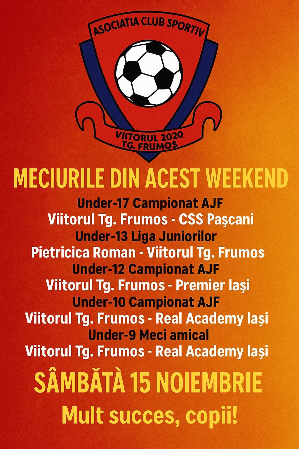 NewsPascani.com Pașcani, Târgu Frumos, Iași - Echipa Viitorul Tg ...